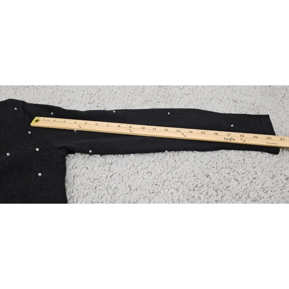 Mandal Bay | Sweaters | Vintage Mandal Bay Black Christmas Cardigan ...